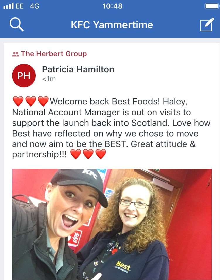 Best Food Logistics Seamlessly Integrate KFC Scotland - Best Food Logistics